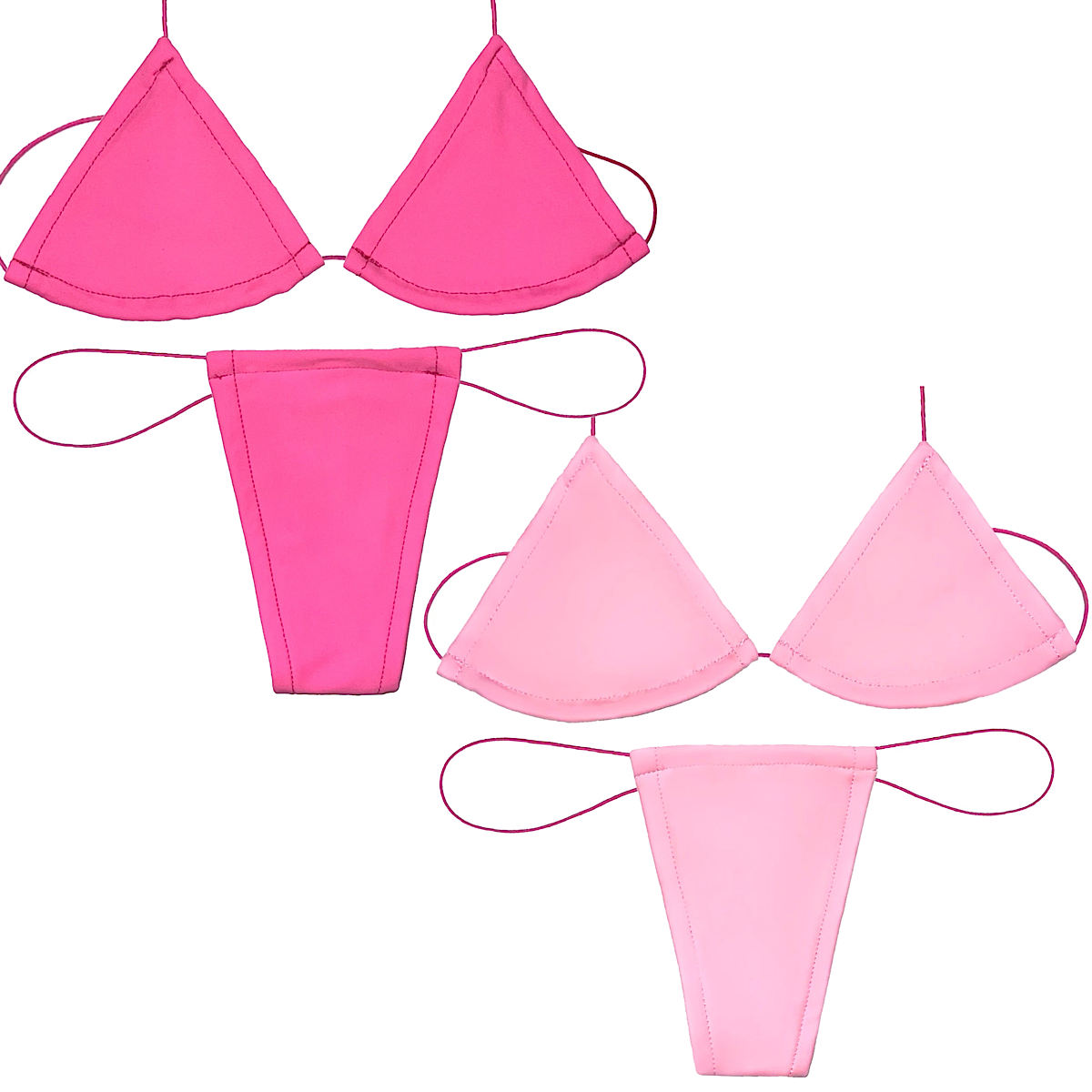 Stripper Exotic Dancer Cam Girl Microkini Neon Pink Angel Candy Angel Candy Shop